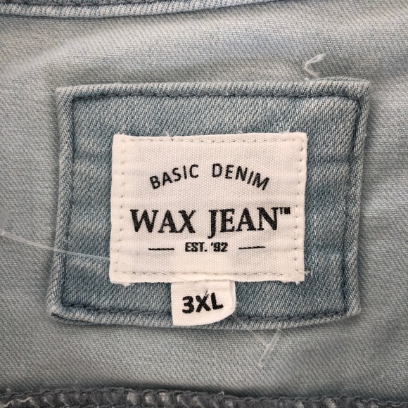 Sunnie Dayz | Jackets & Coats | Wax Jeans Plus Denim Vest In Light ...